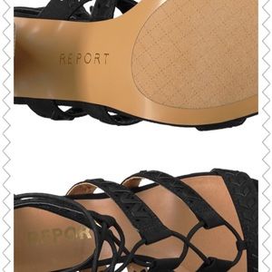 Report | Shoes | Report Black Gladiator Sandals 9m | Poshmark